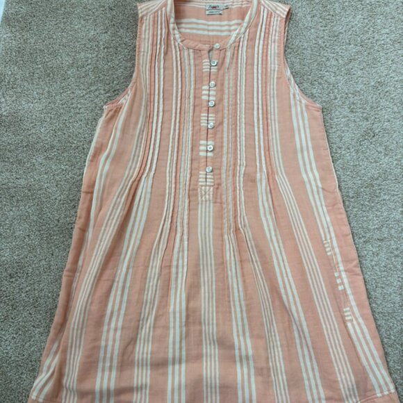 Faherty | Dresses | Faherty Summer Cottengauze Sleeveless Dress Size M ...